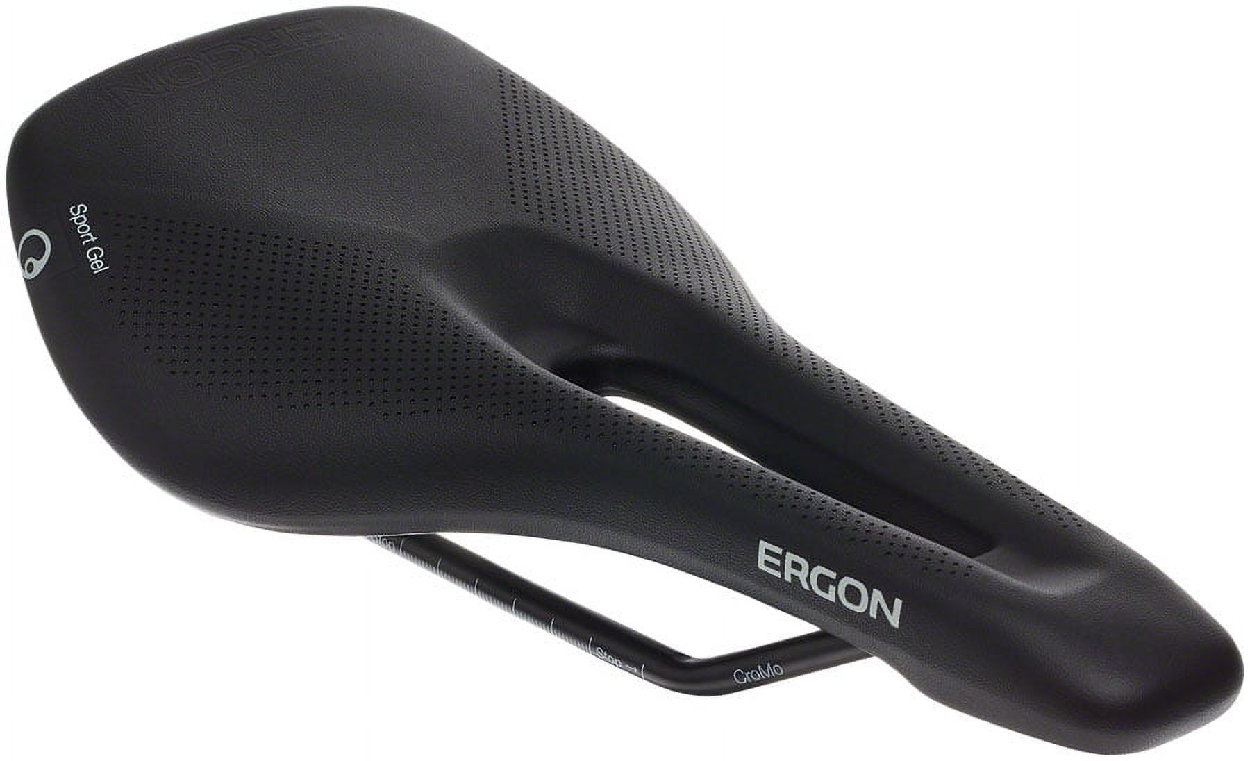 Ergon SR Sport Gel Saddle Chromoly Black Women's Small Medium Relief Channel - Walmart.com