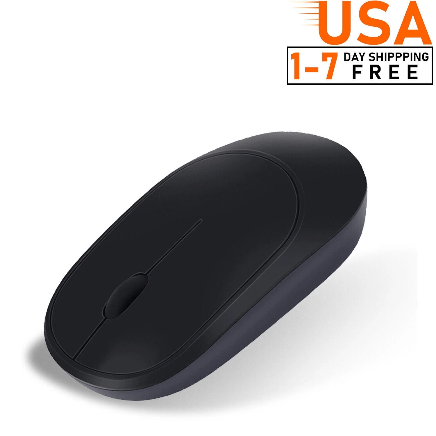 Ergonomic 1600Dpi 2.4G Wireless Pc Computer Mouse Mice For Home Office ...
