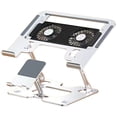 Ergonomic 2 in 1 Laptop Phone Stand Adjustable Height Bracket for ...