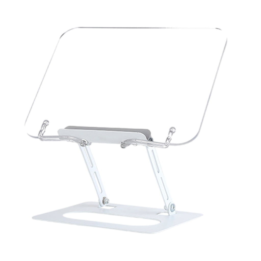 Ergonomic Acrylic Book Stand Height Adjustable and Angle for Reading ...