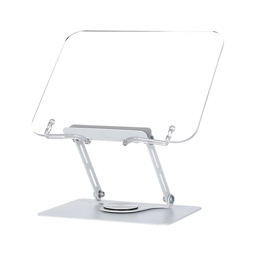 Ergonomic Acrylic Book Stand Height Adjustable and Angle for Reading ...