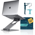 Ergonomic Adjustable Laptop Stand for Desk - Height Up to 20" Portable ...