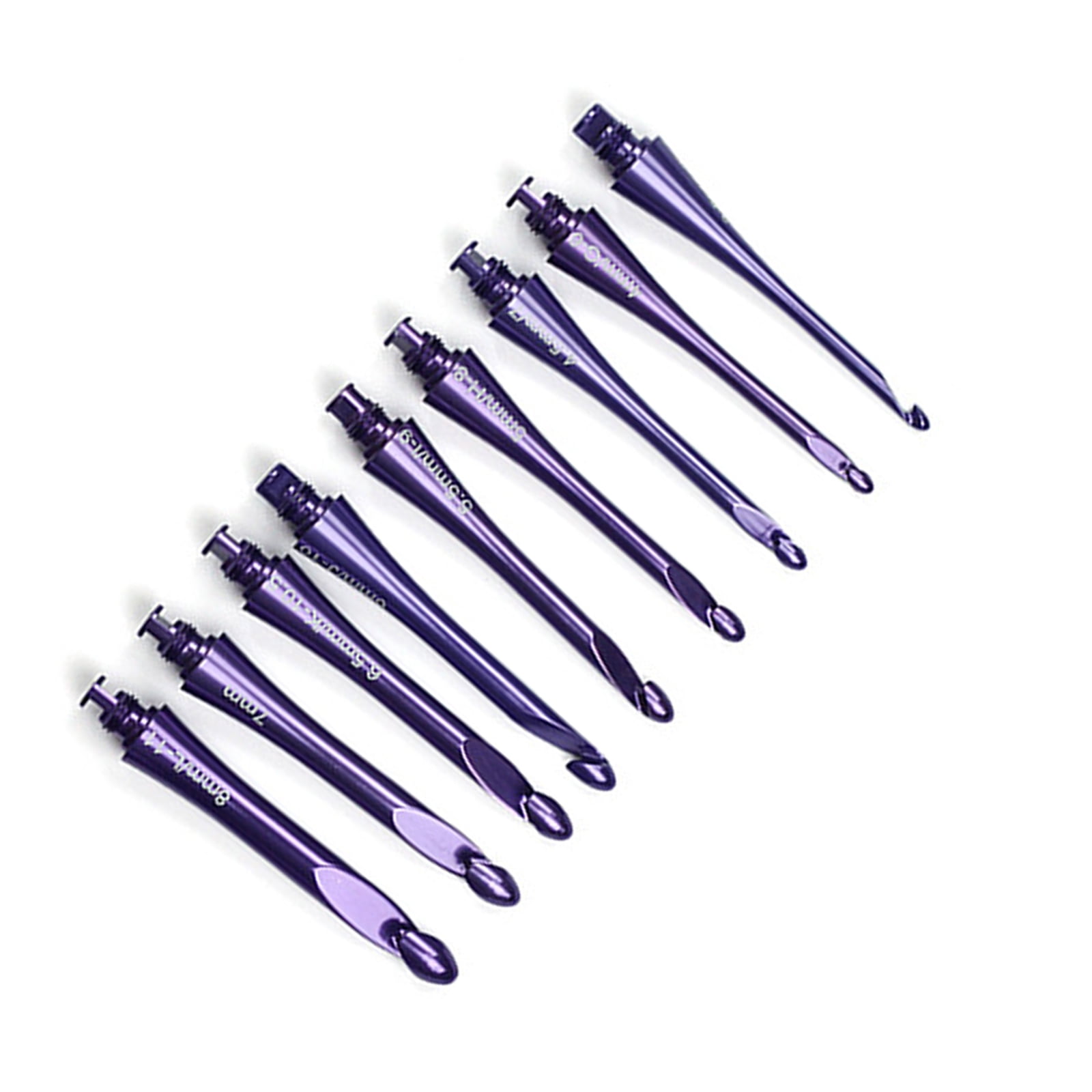 Ergonomic Aluminum Crochet Hook Set With For Crafting Enthusiasts ...
