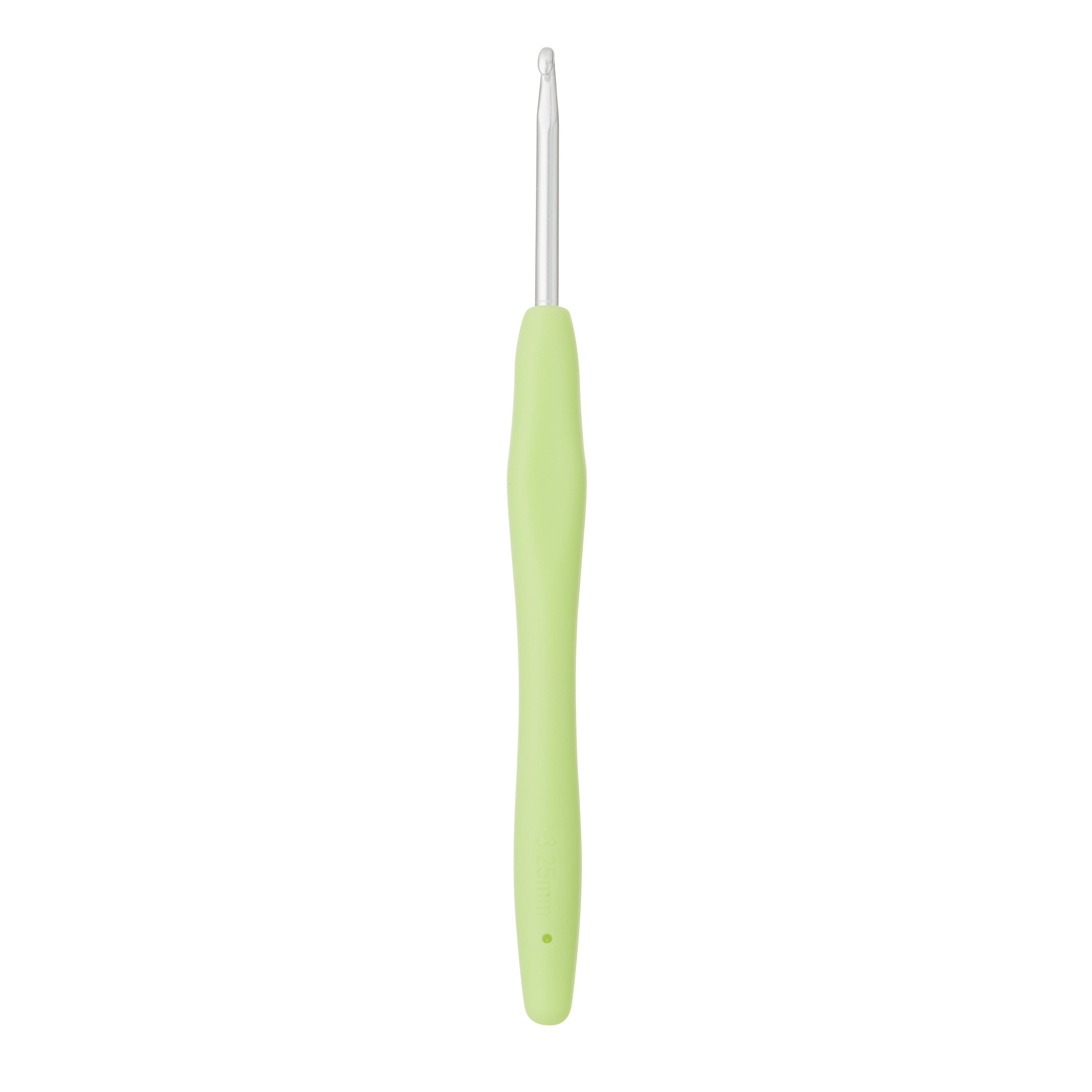 Ergonomic Aluminum Crochet Hook by Loops & Threads - D / 3.25 mm ...