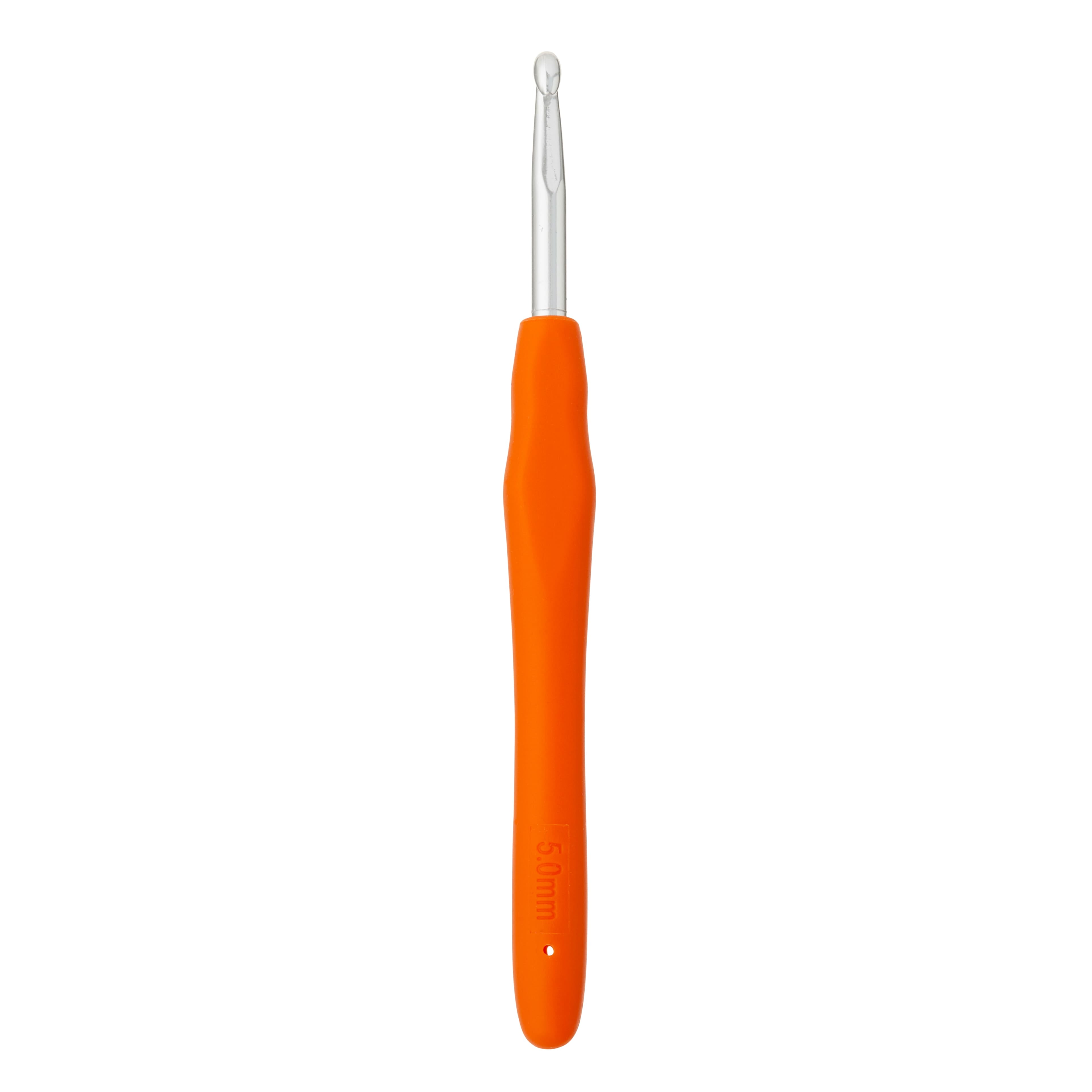 Ergonomic Aluminum Crochet Hook by Loops & Threads - H / 5 mm Ergonomic ...