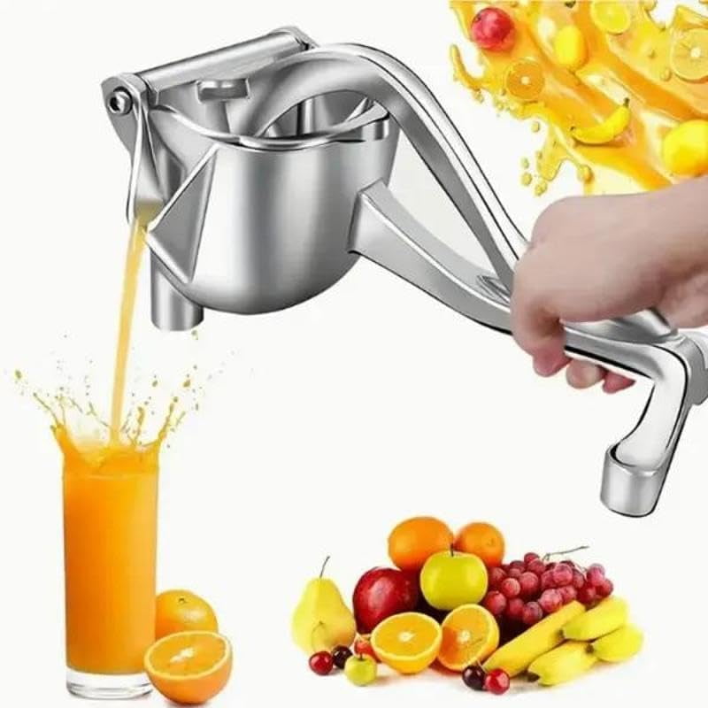Ergonomic Aluminum Hand Juicer Squeezer - Heavy Duty Manual Press ...