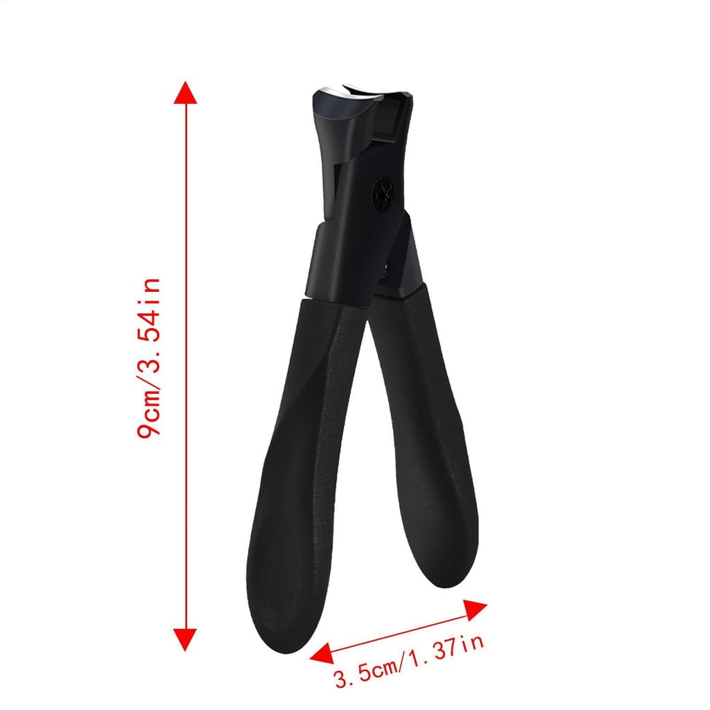 Ergonomic Angled Nail Cutter Toe Cuticle Nippers for Elderly Home Women ...