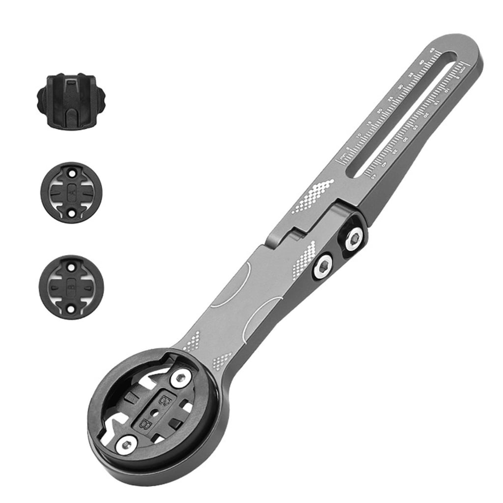Ergonomic Bike Computer Mount Aluminum Regulable Angles Quickly Attach ...