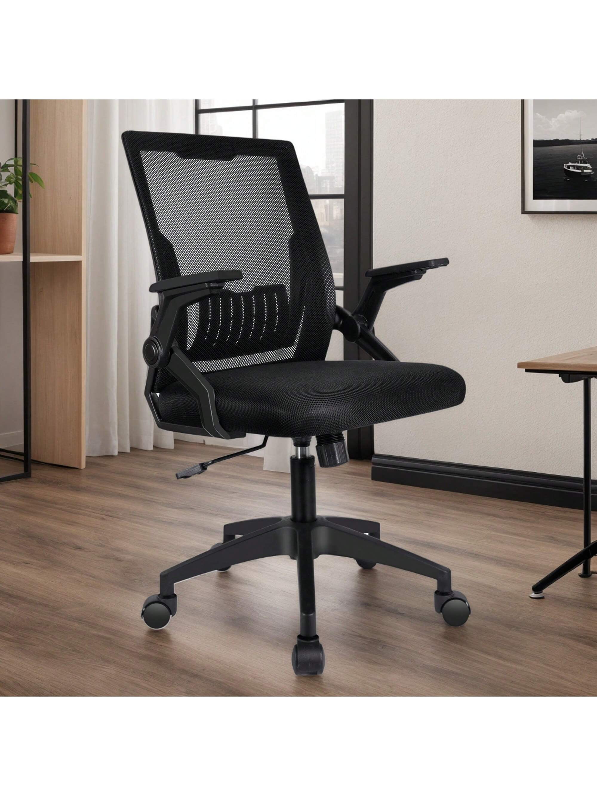 Ergonomic Breathable Mesh Office Chair ,360°Swivel Desk Chair With Flip ...