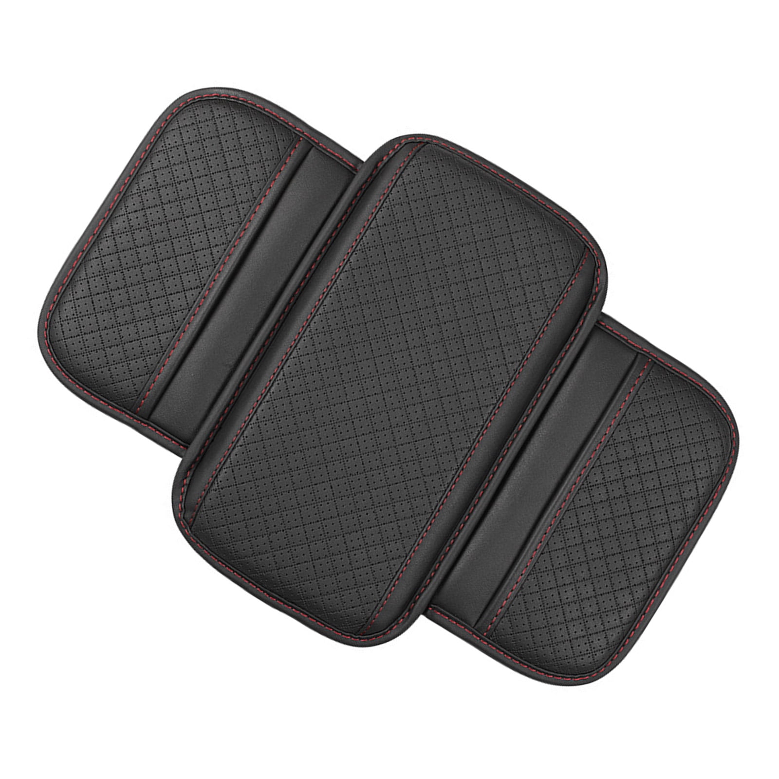 Ergonomic Car Console Organizers Cushions Leather Car Armrest Cover ...