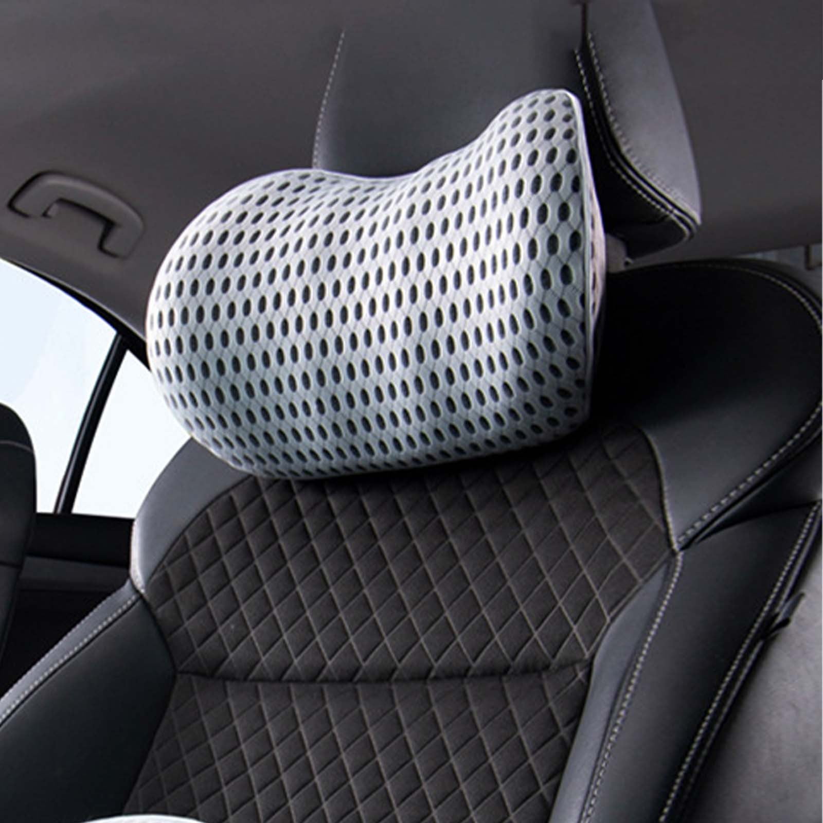 Ergonomic Car Headrest Pillow Memory Foam Car Neck Pillow - Ergonomic ...