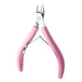 Ergonomic Cuticle Nipper With Rubber Handle Trimmer Professional Manicure Tool For Nail Care ...