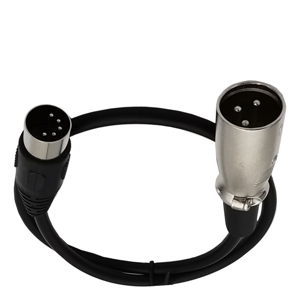 Ergonomic Design Adapter Cable DIN 5Pin to 3Pin Cable for Easy Plugs and Play in Any Setups Easy ...