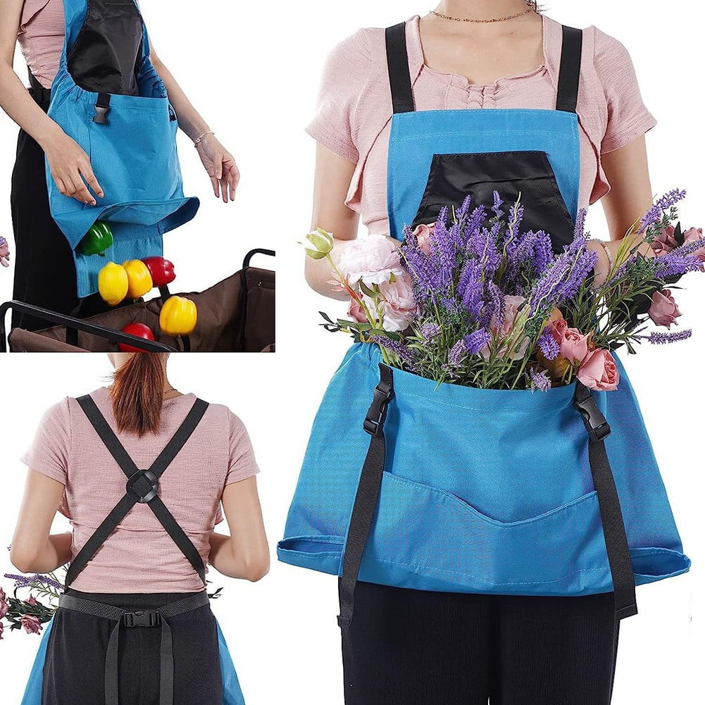 Ergonomic Design Gardening Apron with Storage Bag for Efficient ...