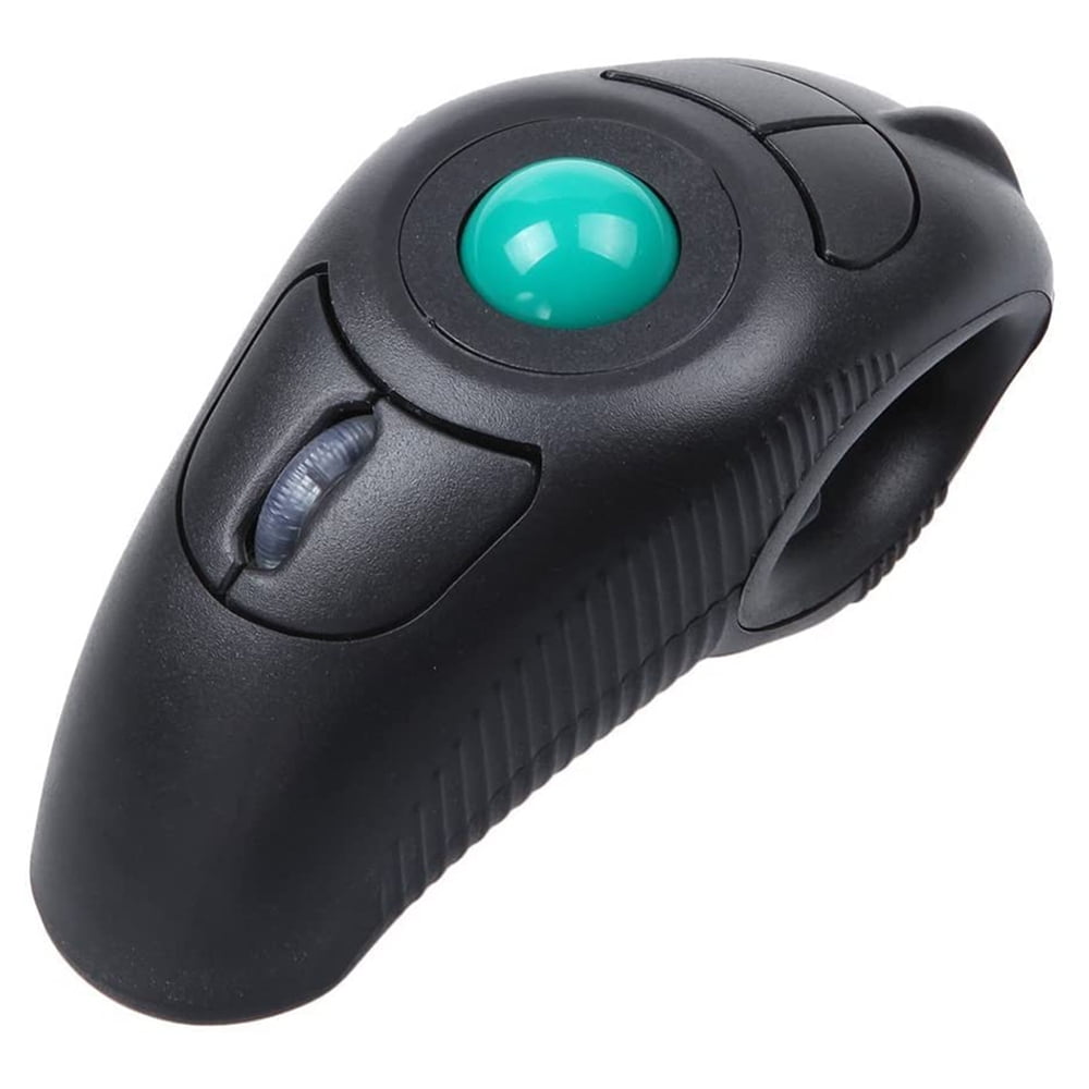 Ergonomic Design Wireless Usb Trackball Mouse, Thumb-Controlled ...