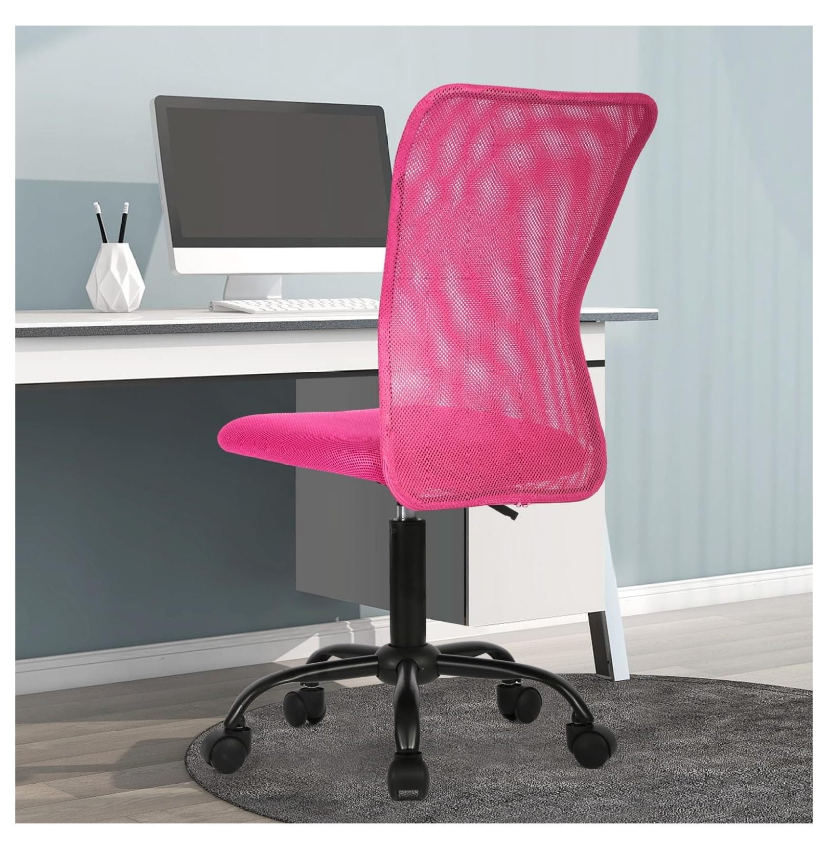 Ergonomic Desk Chair Back Mesh Chair Height Adjustable Office Chair ...