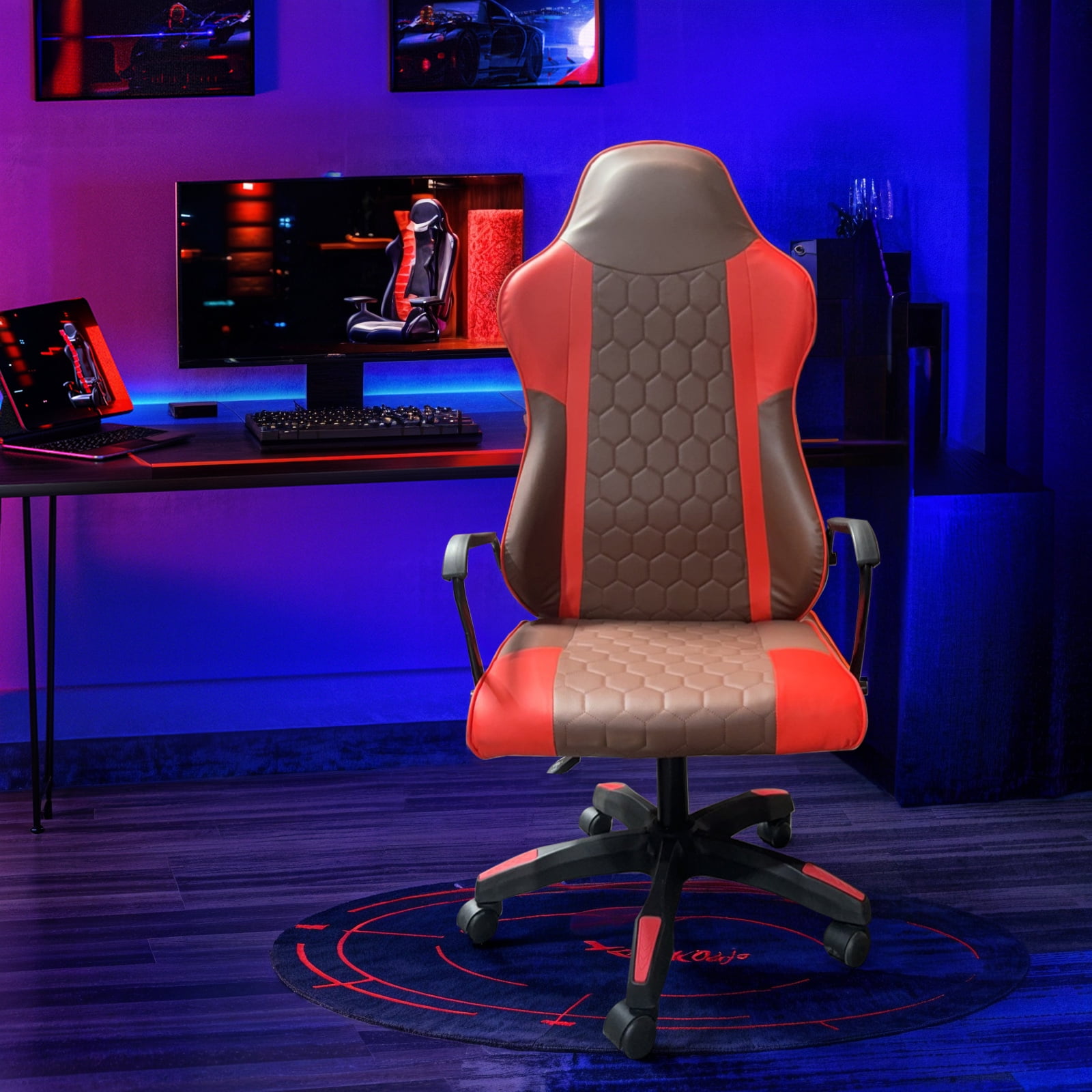 Gaming Chair, Office Chair, Ergonomic Game Chair with Headrest & Lumbar ...