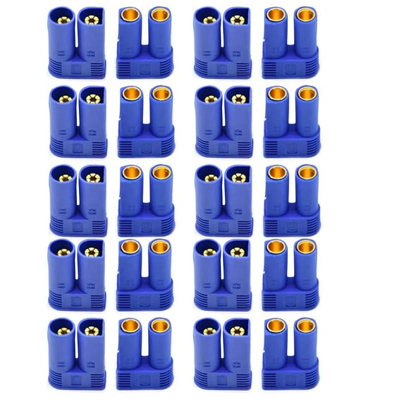 Ergonomic EC5 Connector Plug Pairs Protected Against Shorting & Reverse ...