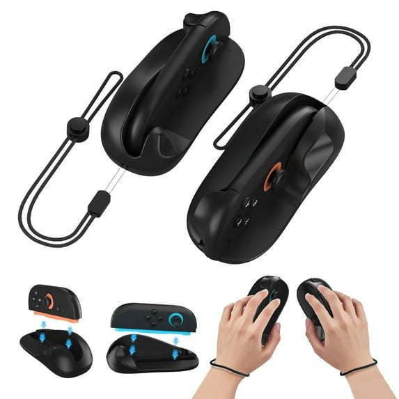 Ergonomic FPS Gaming Mouse Grip Compatible with Switch 2(2025) JoyCons ...