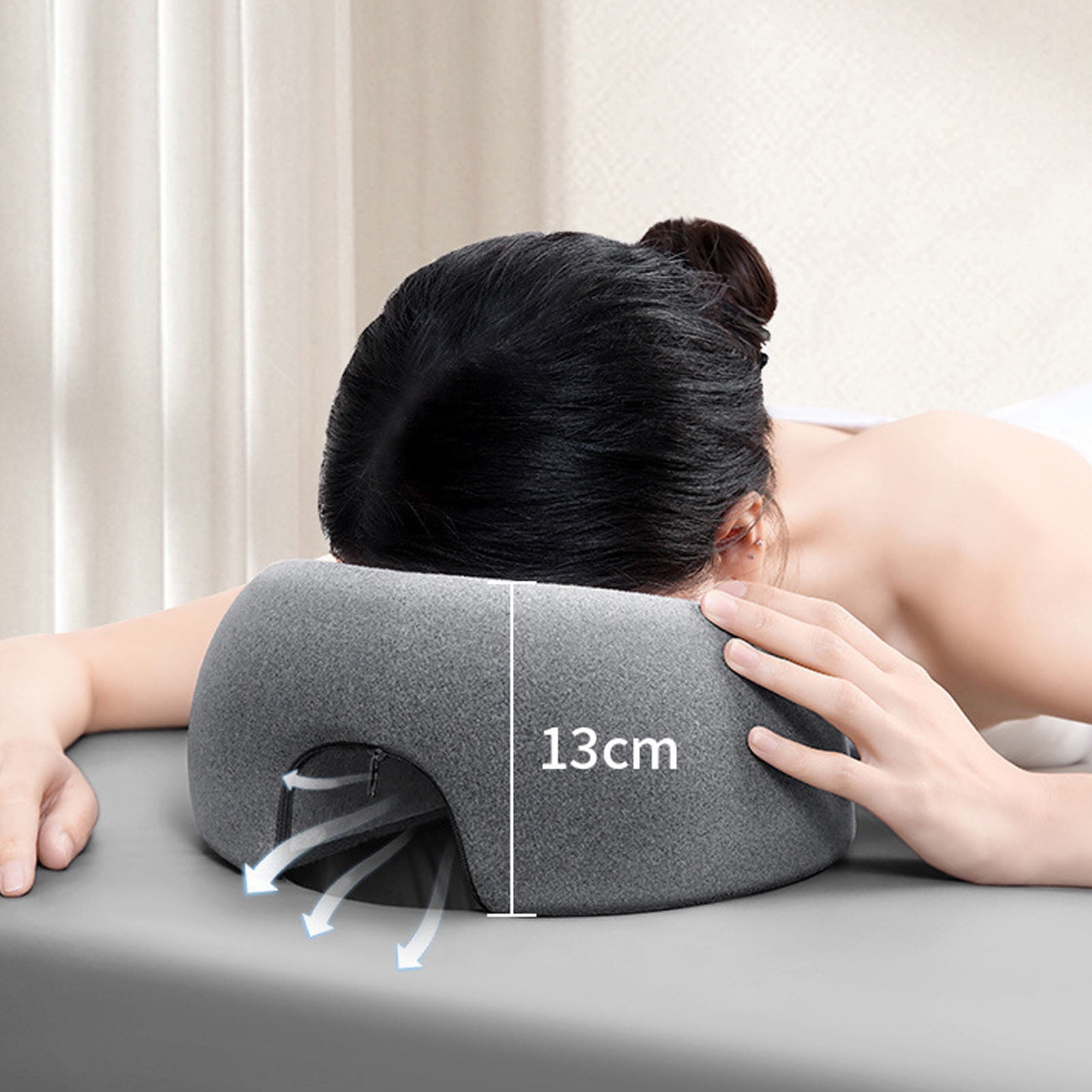 Ergonomic Face Cushion For Beauty Beds, Soft Memory Foam, Ideal For ...