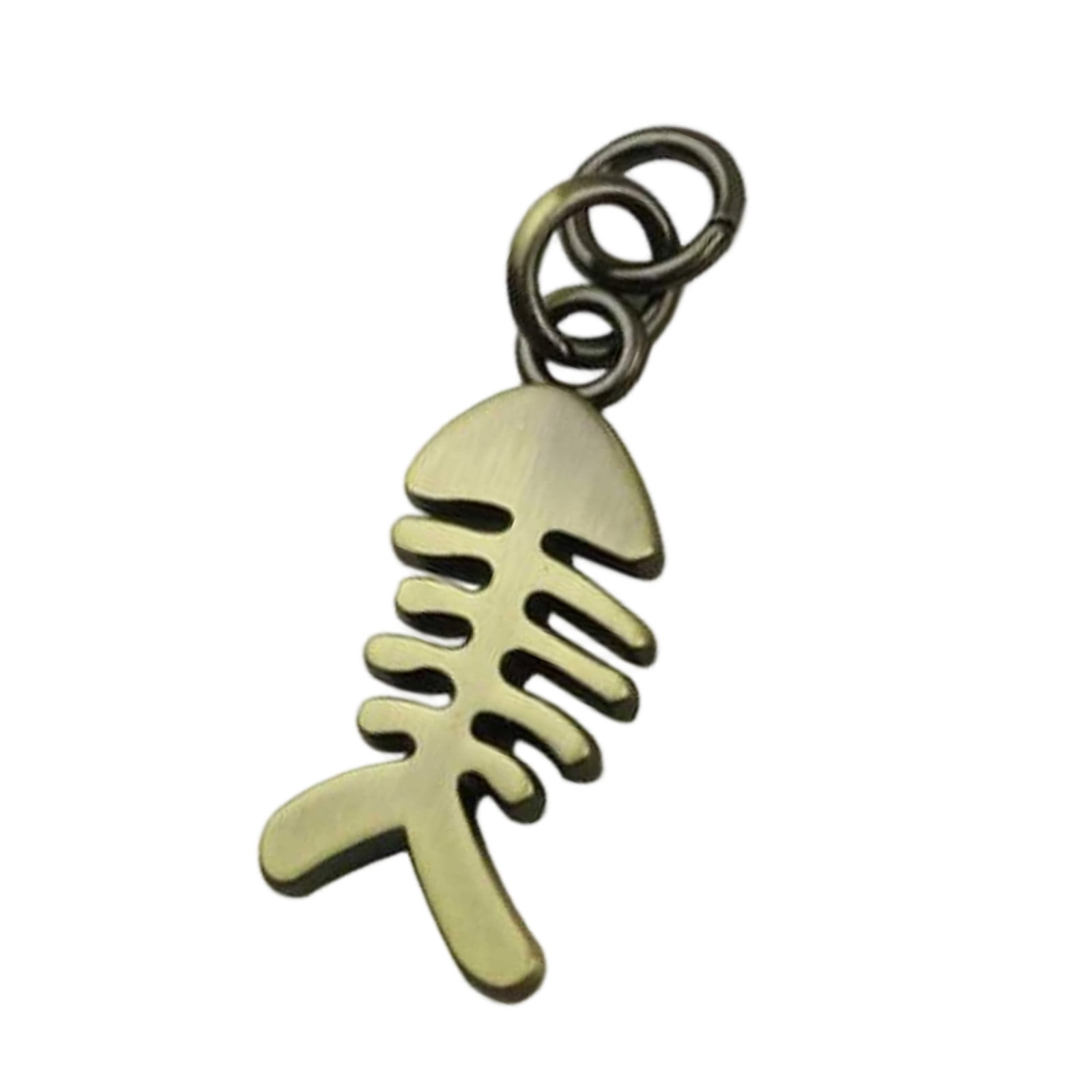 Ergonomic Fishbone Alloy Pendant Charm For Bag Jewelry Decoration ...