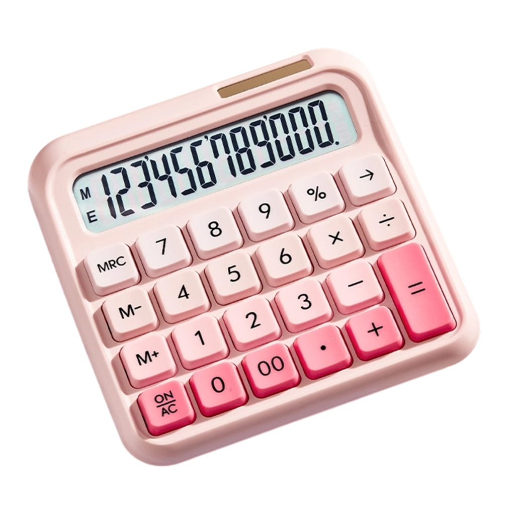 Ergonomic Flexible Calculator 12 Digit Display Anti Slip Base Solar ...