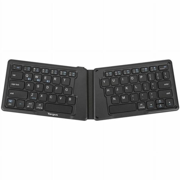 TARGUS Ergonomic Foldable Bluetooth Antimicrobial Keyboard, Black ...
