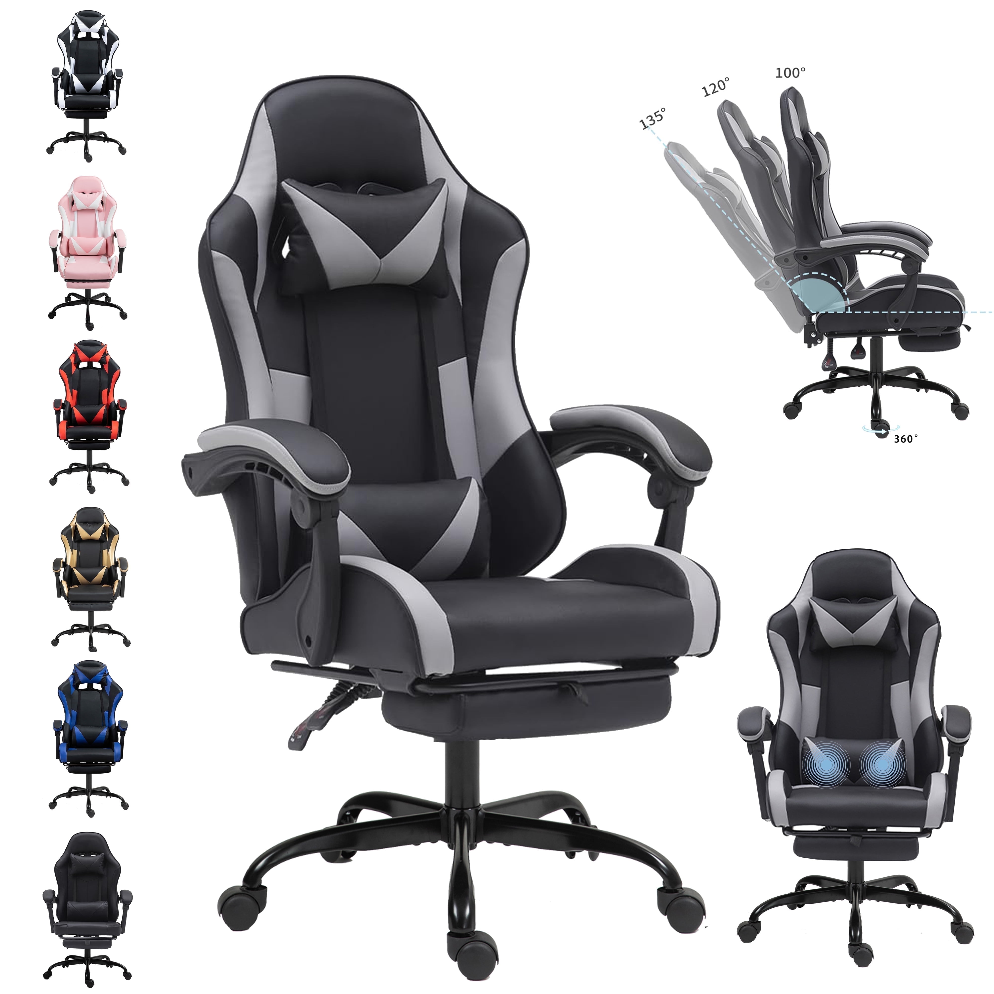 VIOLHEDO High-Back Ergonomic Gaming Chair with Lumbar Support and ...
