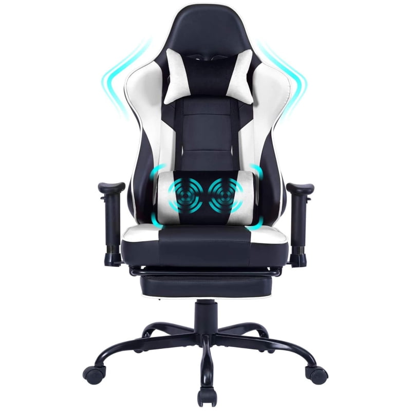 Ergonomic Gaming Chair with Vibration Massage – High-Back Racing Style ...