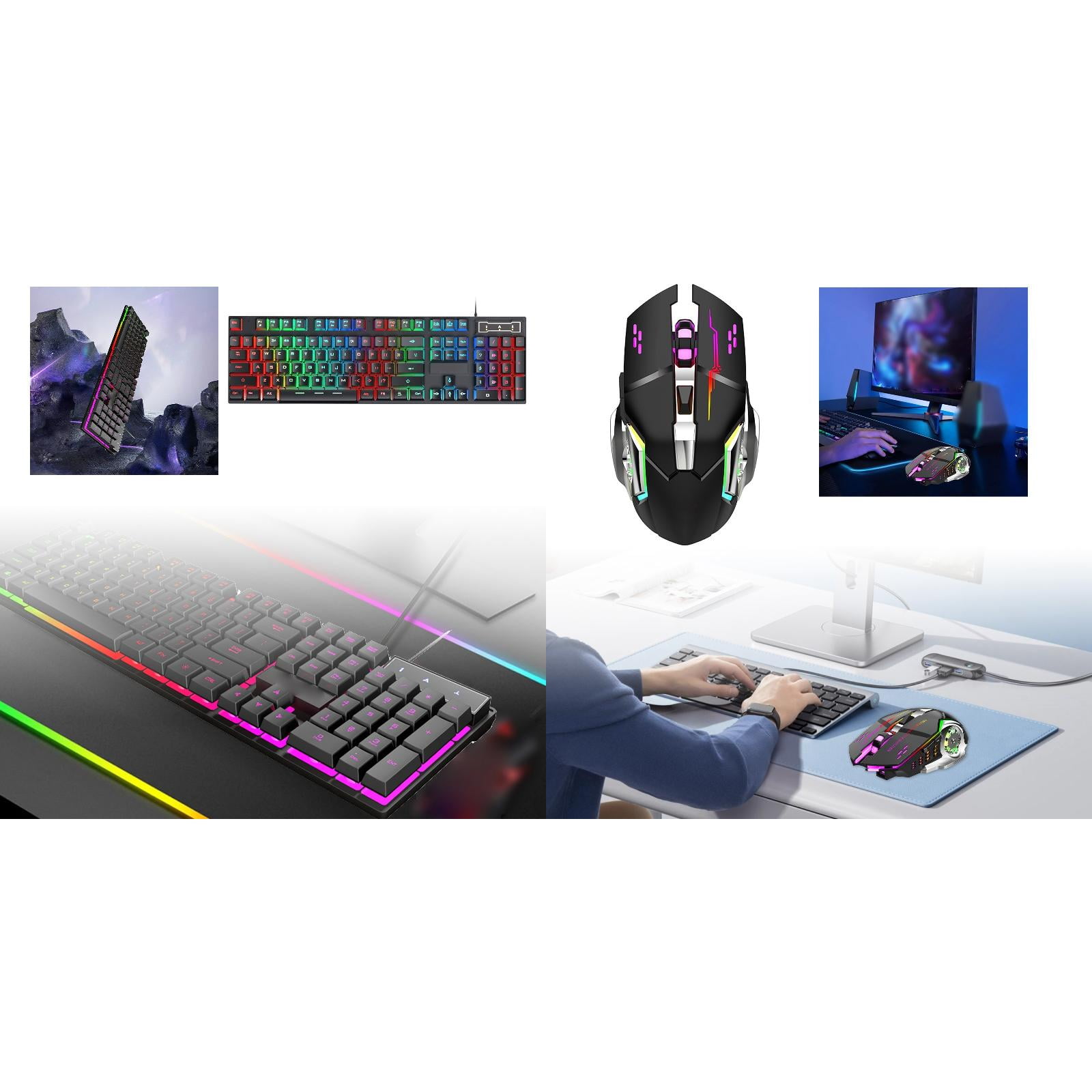 Ergonomic Gaming Mouse Keybinds Rapid Fire Button For Windows Pc Gamers ...