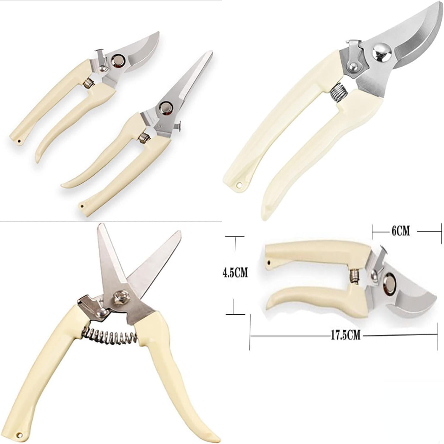 Ergonomic Garden Shears-Sharp Bypass Secateurs Ideal for Effortless ...