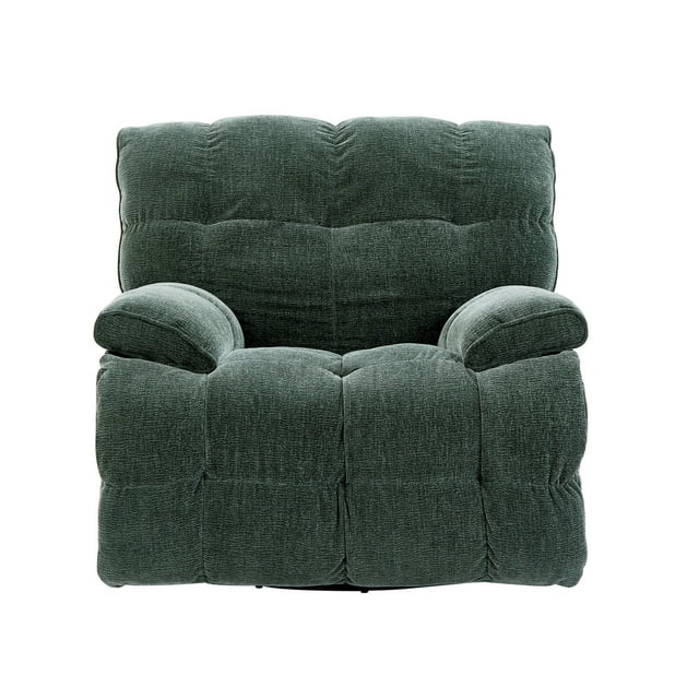 Ergonomic Swivel Glider, Overstuffed Manual Rocking Recliner, Single ...