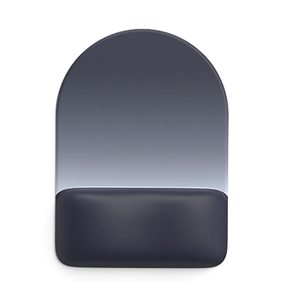 Ergonomic Gradient Half Circle Mouse Pad With Memory Foam Wrist Support ...