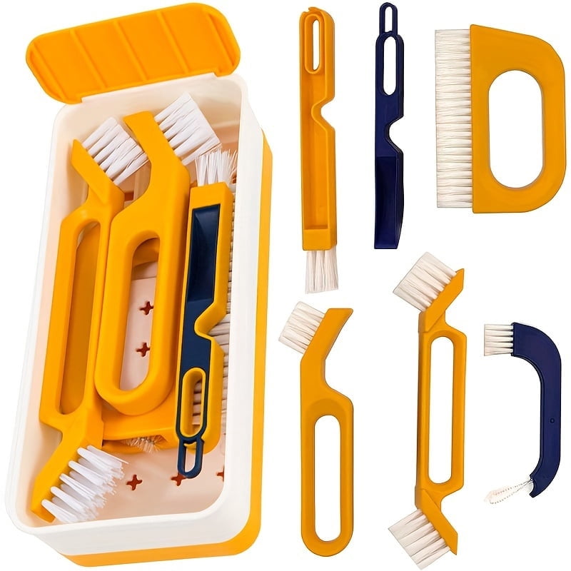 Ergonomic Handle Kitchen Brush Set with Hanging Hole Deep Cleaning ...