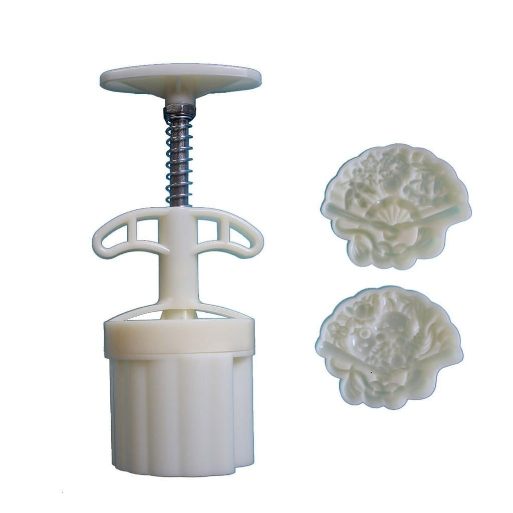 Ergonomic Handle Moon Cakes Mould Stable DIY 75g Mooncakes Molds For ...