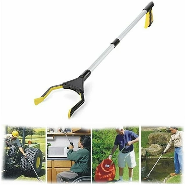 Ergonomic Handle Reacher Grabber, Ultra Light for Safe and Convenient ...