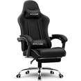 Ergonomic High-Back Gaming Chair with Reclining Function and Footrest ...