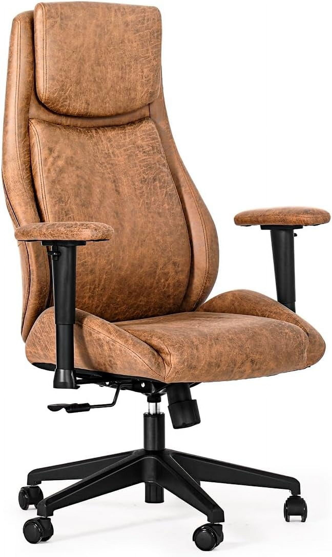 Ergonomic High Back Home Office Chair, Swivel Rolling Desk Chair with ...
