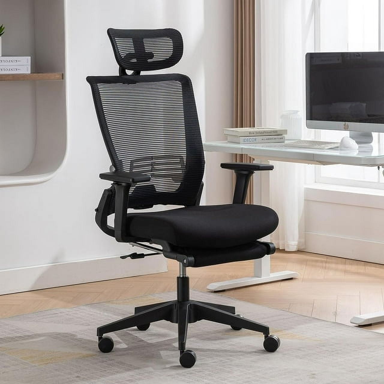 Ergonomic High Back Mesh Office Chair with Adjustable Headrest and ...