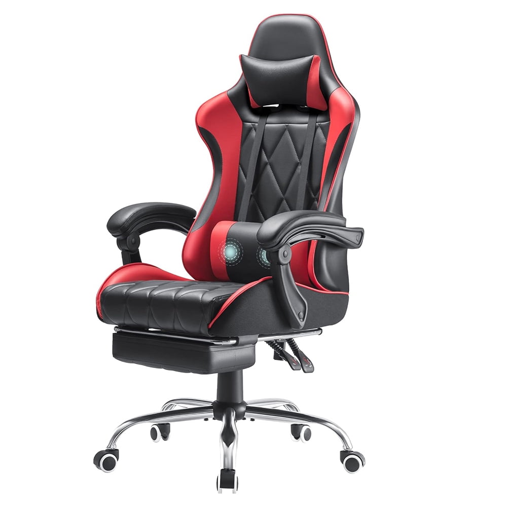 Ergonomic High Back Video Game Chair with Swivel Seat and Headrest ...