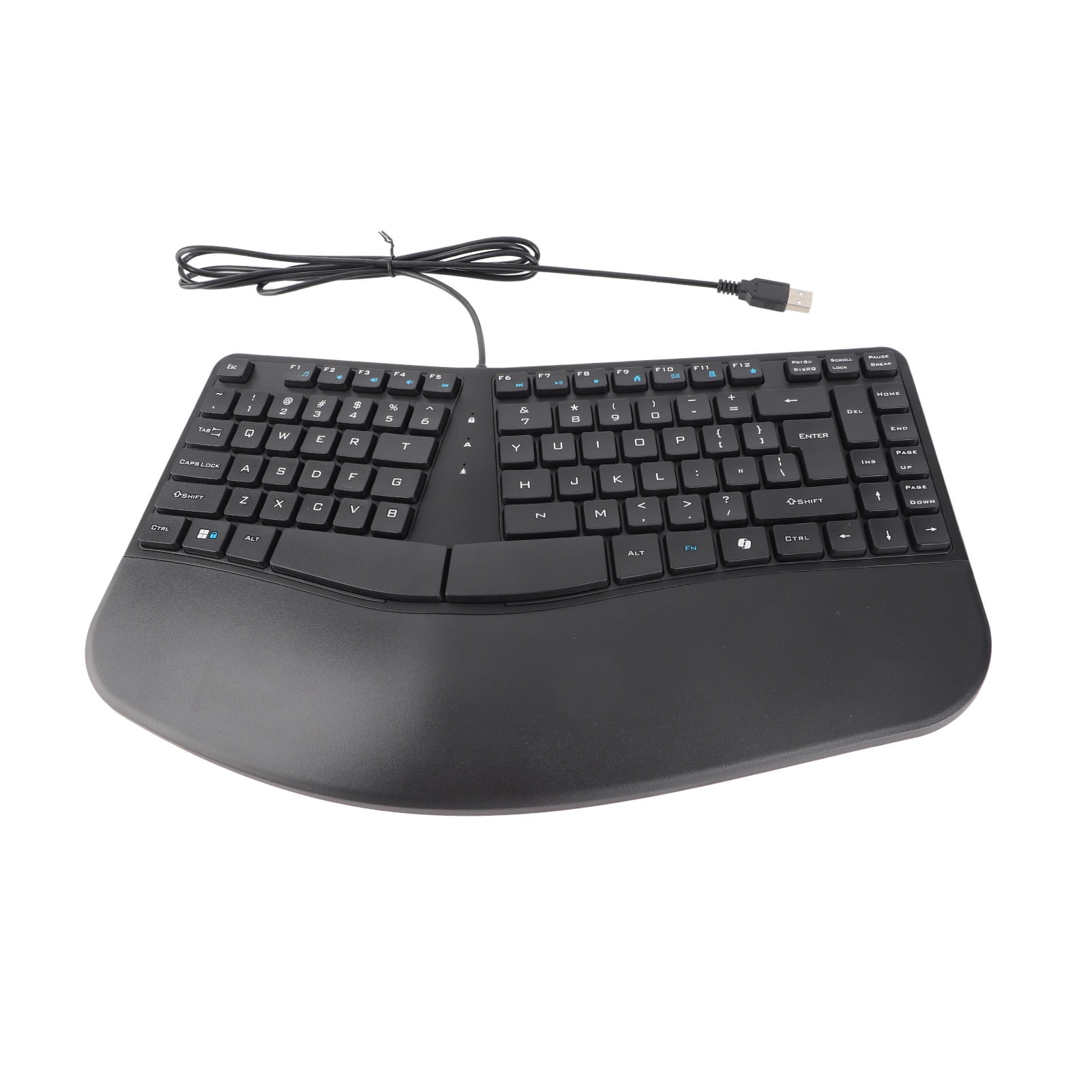 Ergonomic Keyboard 87 Keys Comfortable Wired Split Arch Keyboard with ...