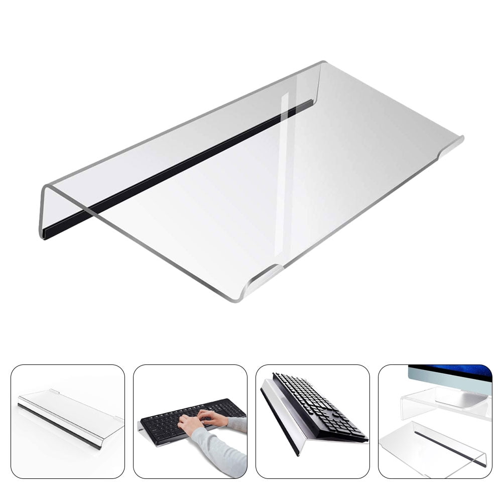 Ergonomic Keyboard Rack Acrylic Keyboard Storage Holder Tilted Keyboard ...