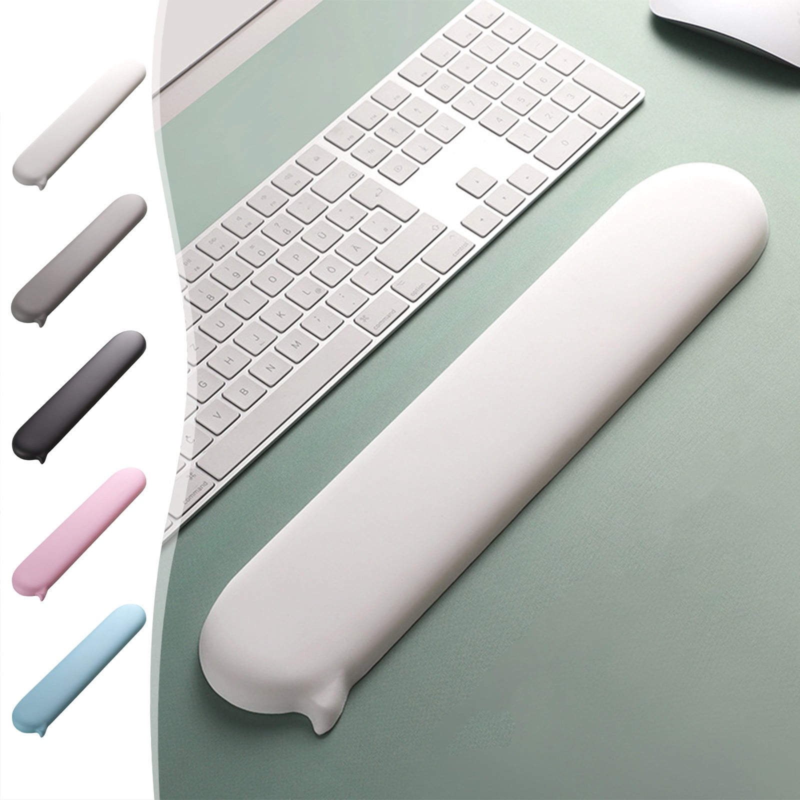 Ergonomic Keyboard Wrist Rest, Soft Rubber Hand and Palm Support Pad 15 ...