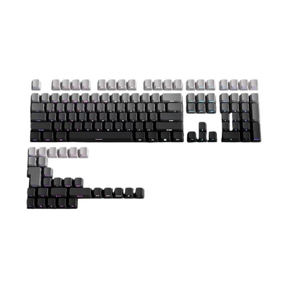 Ergonomic Keycaps Mechanical Keyboards Keycaps for 6.25U Keyboards PC ...