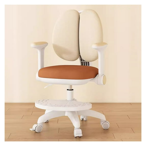 Ergonomic Kids Desk Chair with Footrest,Height Adjustable Seat ...