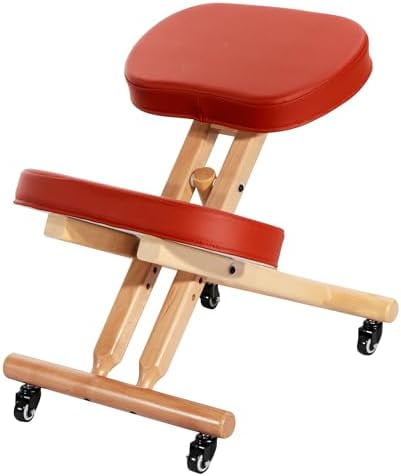 Ergonomic Kneeling Chair, Adjustable Height Posture Stool for Home and ...