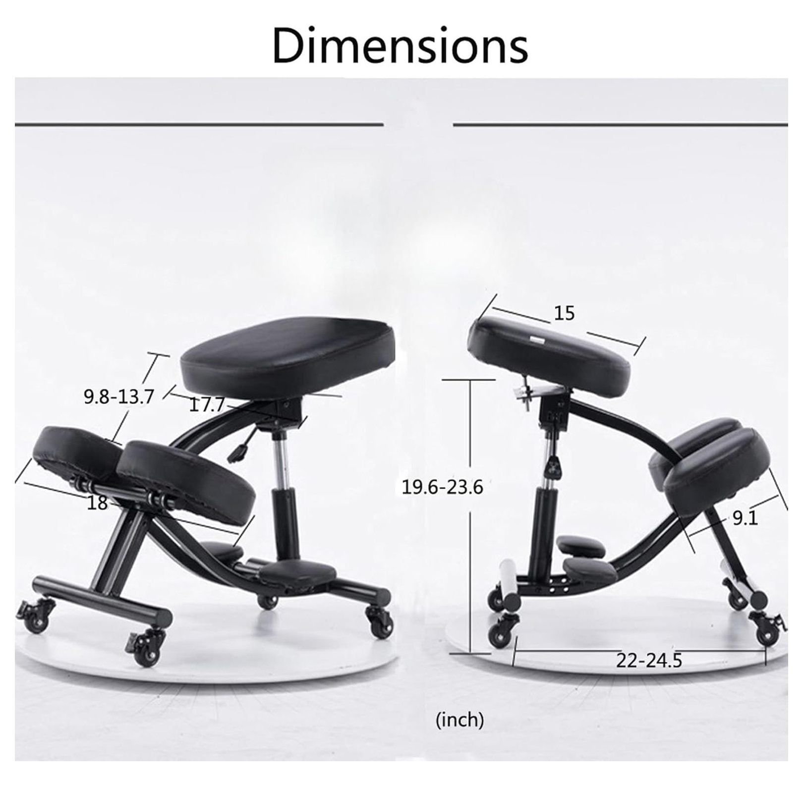 Ergonomic Kneeling Chair, Adjustable Stool for Home and Office ...
