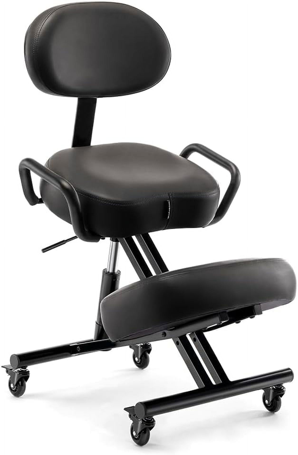 Ergonomic Kneeling Chair with Back Support 512 AKONI, Adjustable Stool ...