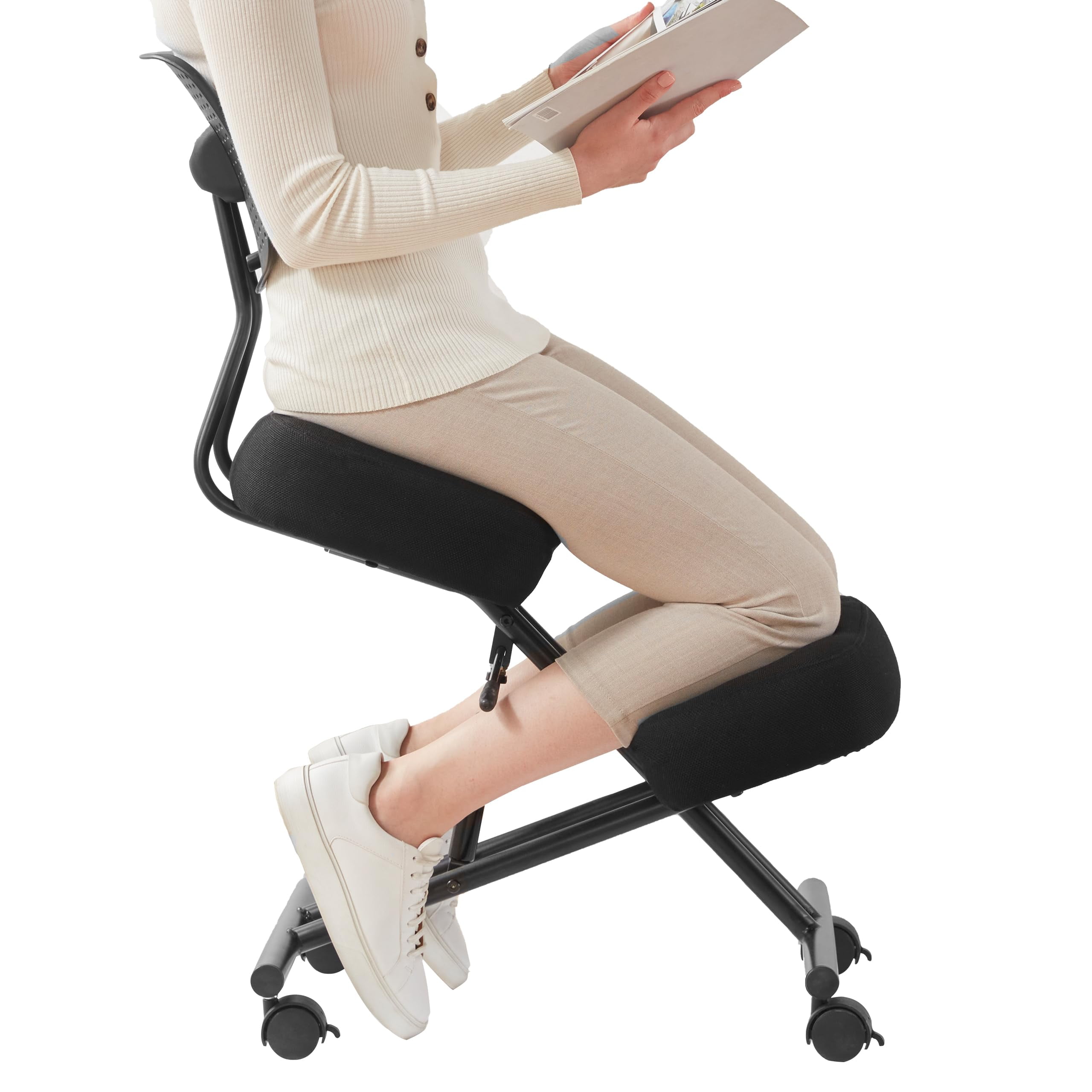 Ergonomic Kneeling Chair with Back Support, Ergonomic Kneeling Tool ...