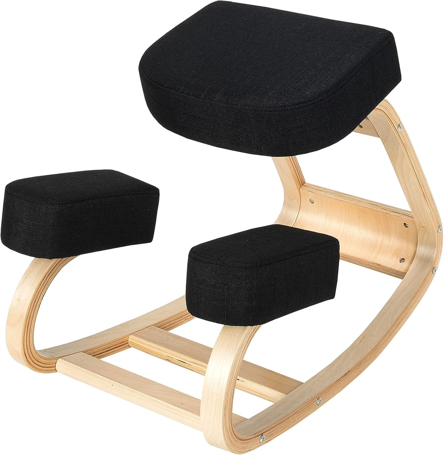 Ergonomic Kneeling Chair, Rocking Posture Desk Chair with Soft Padding ...